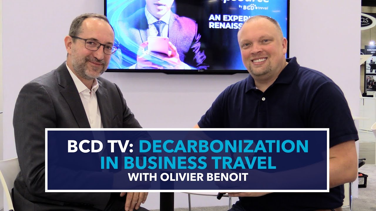 BCD TV: Decarbonization in business travel - BCD Travel